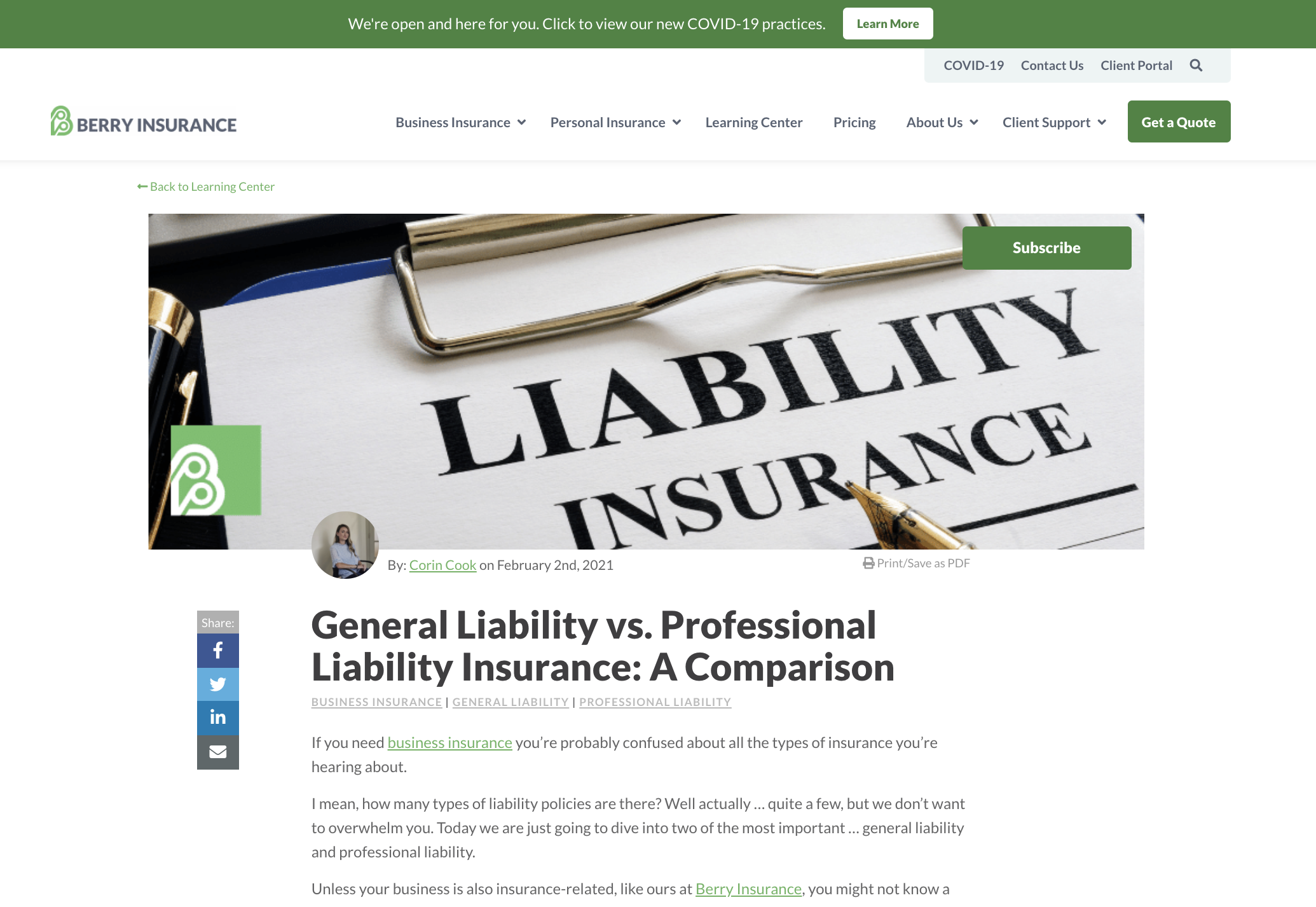 27 Best Business Blog Post Examples | IMPACT